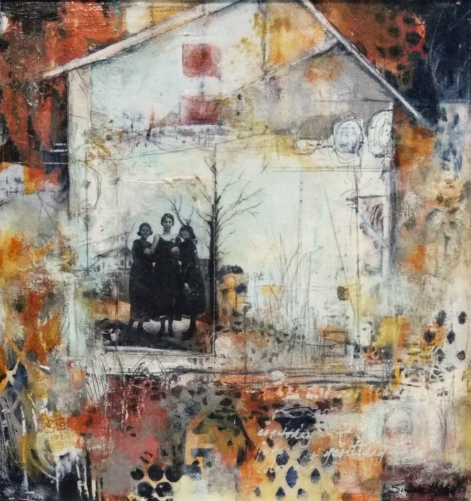 Susan Hart-Home-mixed media collage | Impact Nebraska Artists